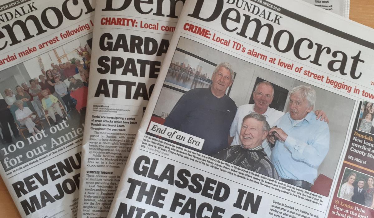 A message for Dundalk Democrat readers about archive online stories ...