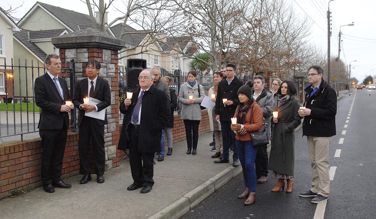 Poignant commemoration ceremony in Dundalk for Yosuke Sasaki - Louth Live