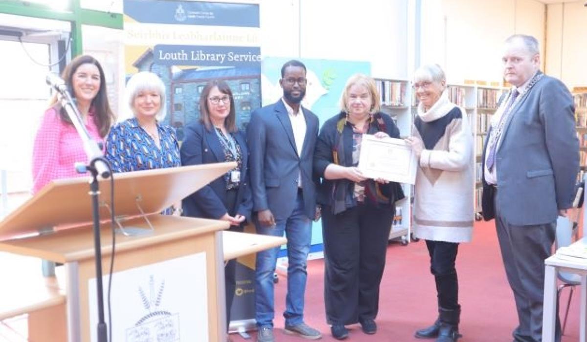 Louth Library Service celebrates Library of Sanctuary award - Louth Live