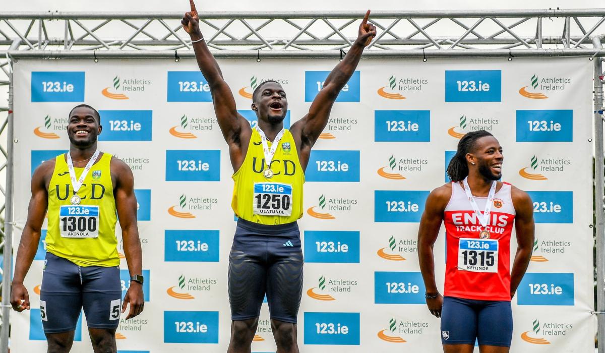 Dundalk sprinter makes it three in a row at National Championships ...