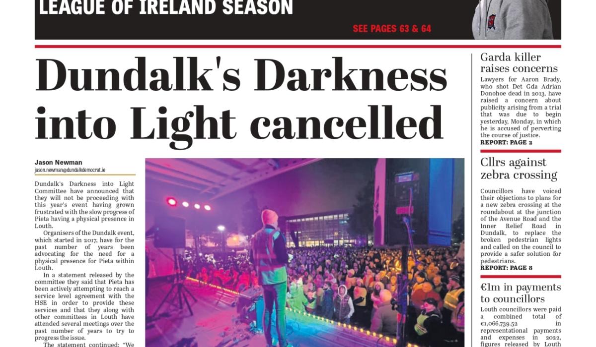 This week's Dundalk Democrat front page - Louth Live