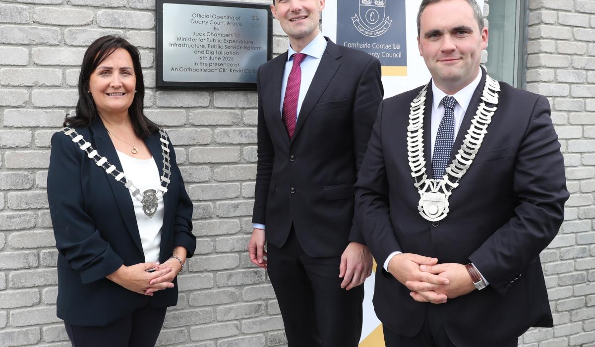 Minister Jack Chambers opens new housing scheme in Mid-Louth - Louth Live