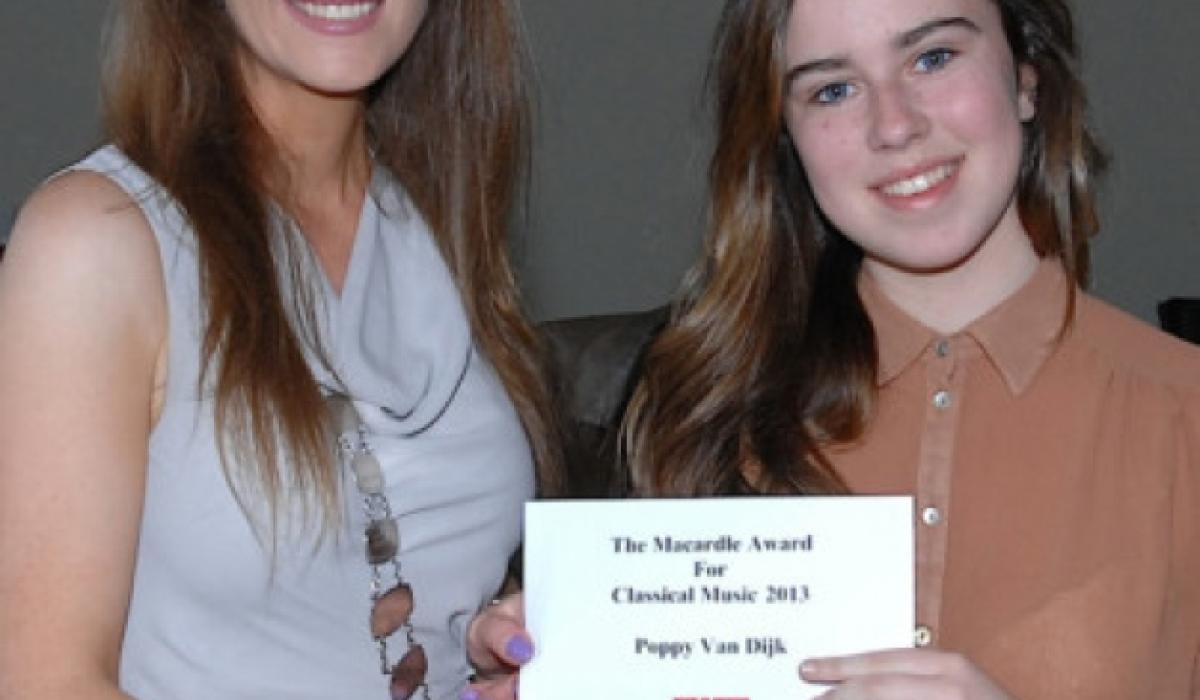 Poppy Van Dijk wins Mcardle Award for music - Louth Live