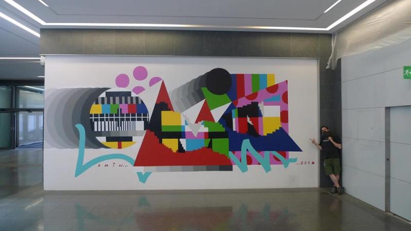 Local graffiti artist Omin represents Dundalk at Point Village ...