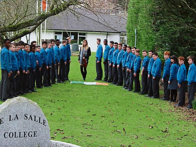 De La Salle students create stirring tribute - Louth Live