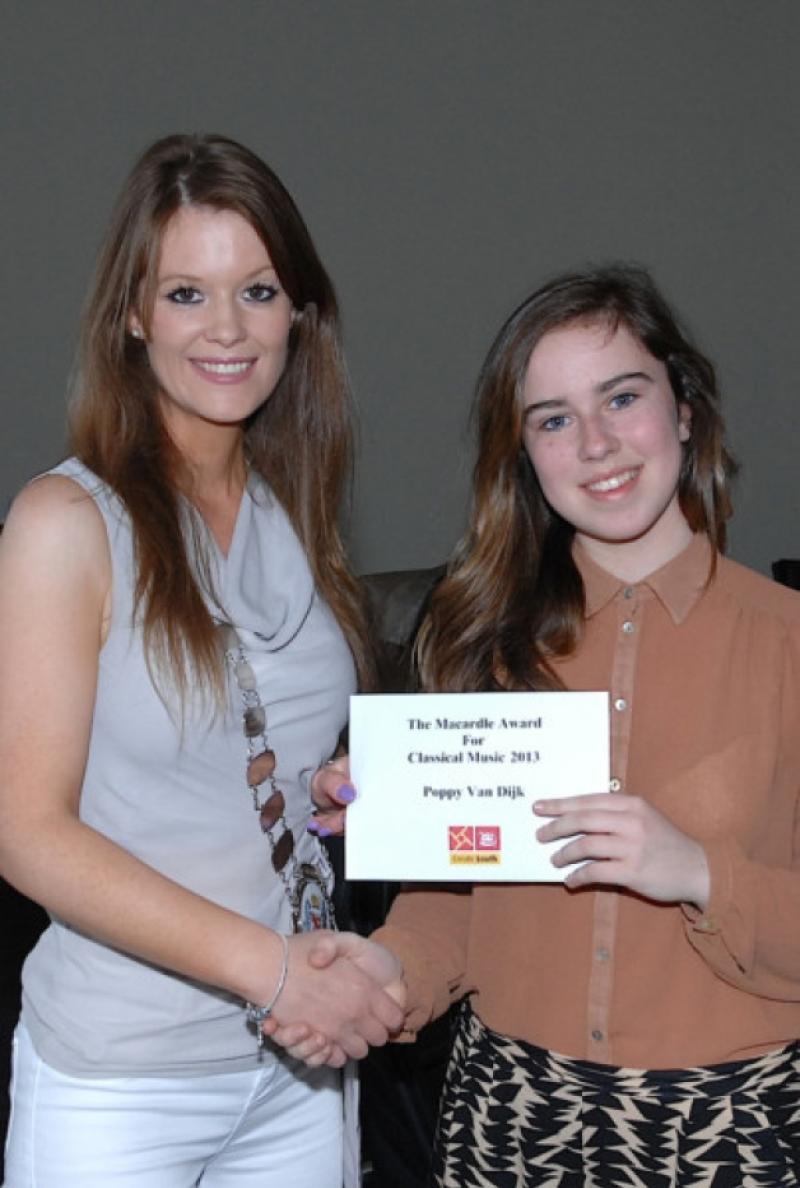 Poppy Van Dijk wins Mcardle Award for music - Louth Live
