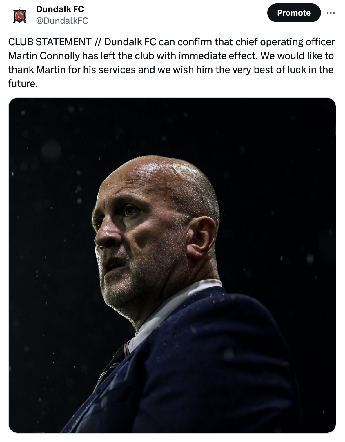 Breaking: Martin Connolly leaves Dundalk FC - Louth Live