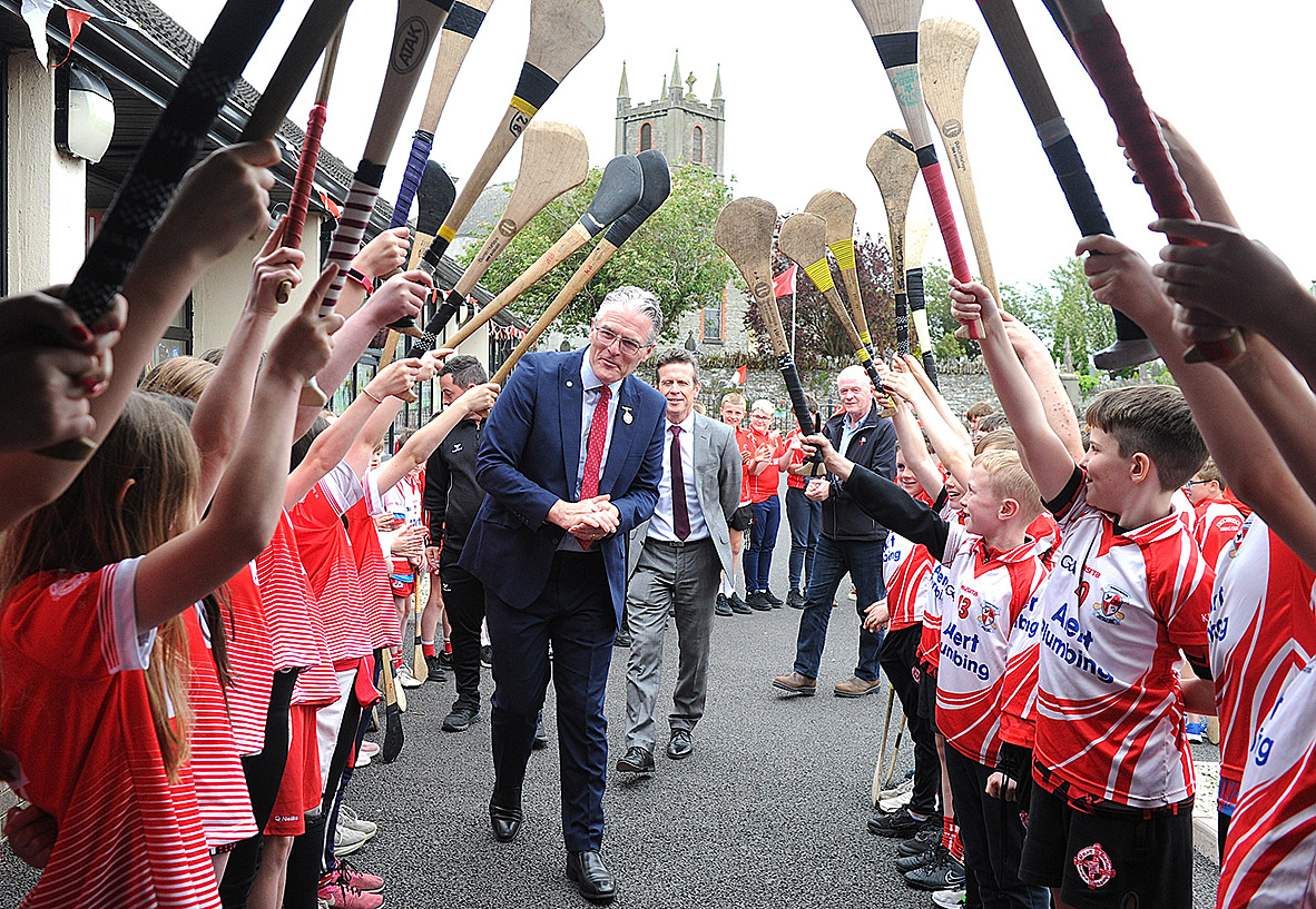 PHOTOS: GAA President Jarlath Burns visits Knockbridge - Page 1 of 14 ...
