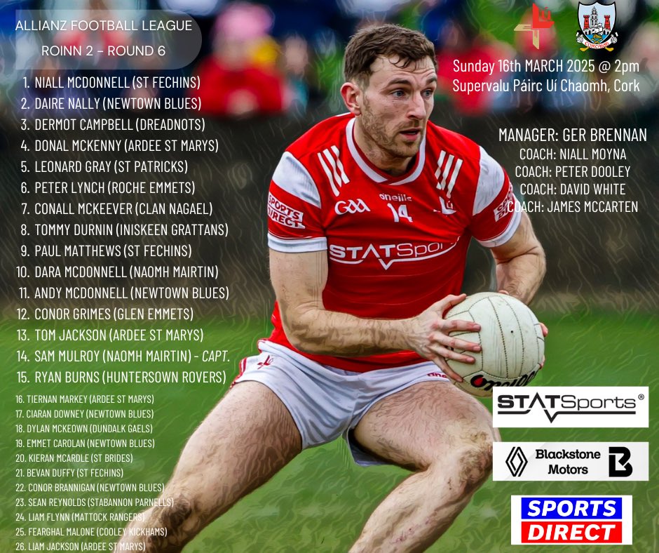 Louth take on Cork in crucial league clash at Páirc Uí Chaoimh - Louth Live